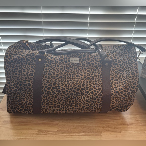 Jane Marie | Bags | Jane Marie Duffle Bag Leopard Print Nwt | Poshmark
